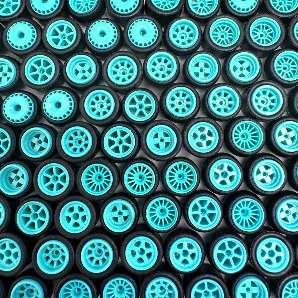 1/64 wheels Tiffany Blue – Monoblock Wheels