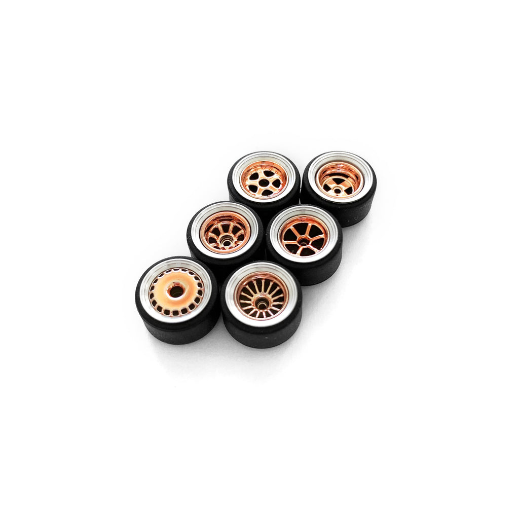 Diamond Cut Rose Gold 1/64 wheels Advanced Alloy – Monoblock Wheels