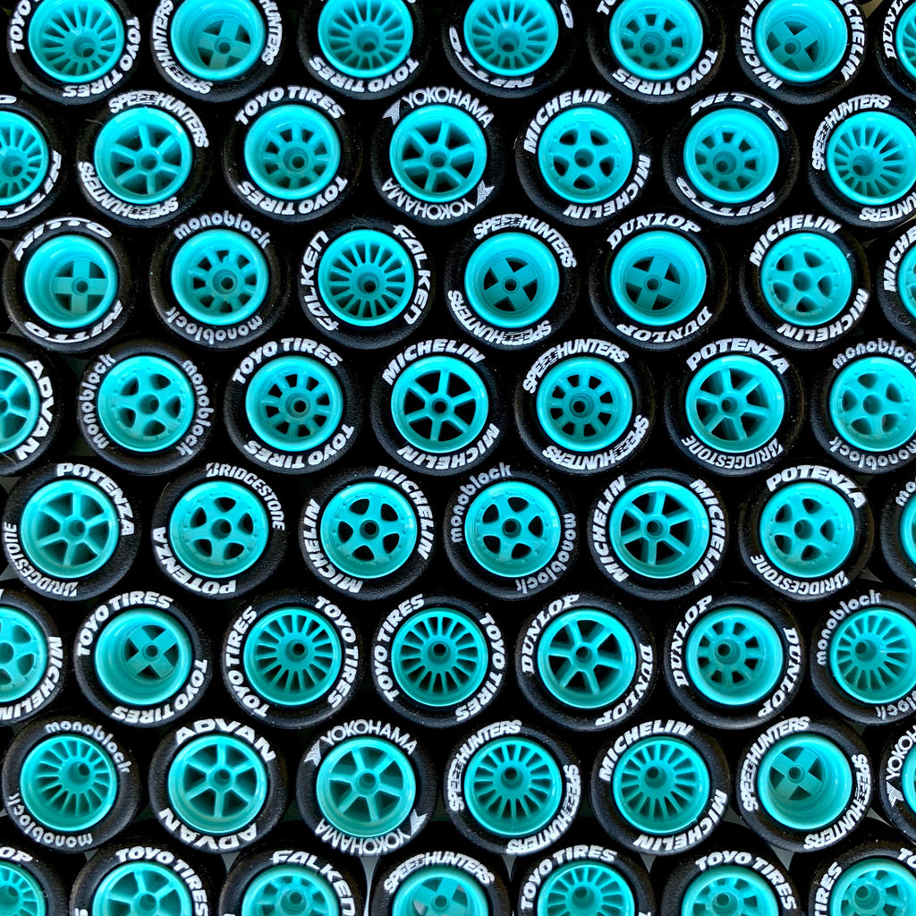 1/64 wheels Tiffany Blue – Monoblock Wheels